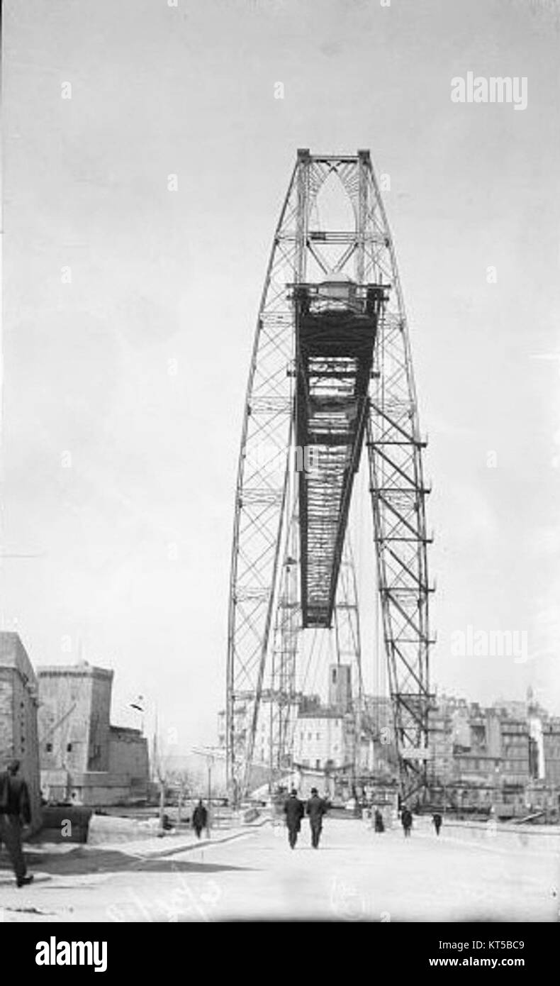 The Pont Transbordeur in Marseille, France, was a type of transporter ...
