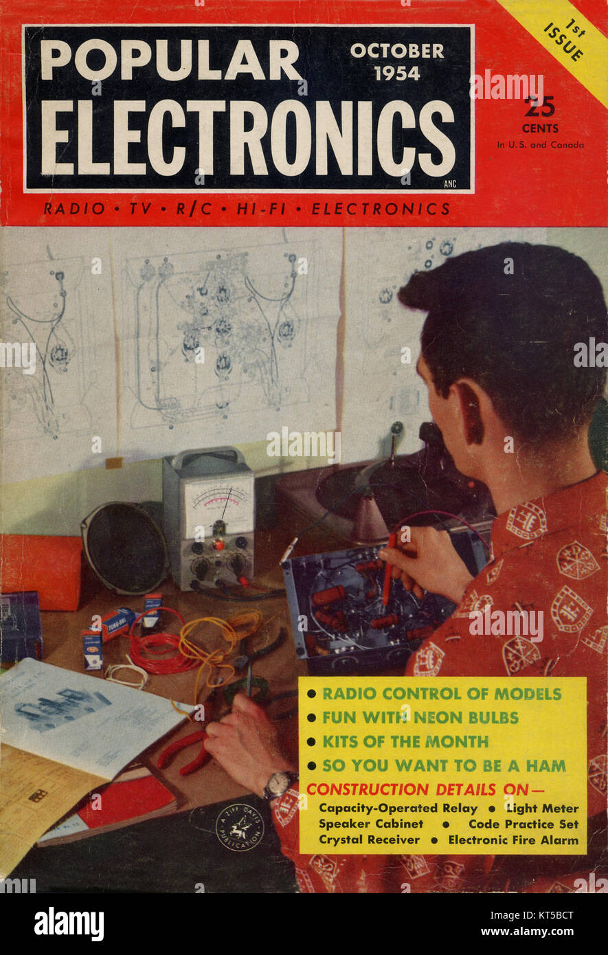 The October 1954 edition of Popular Electronics highlights the latest ...