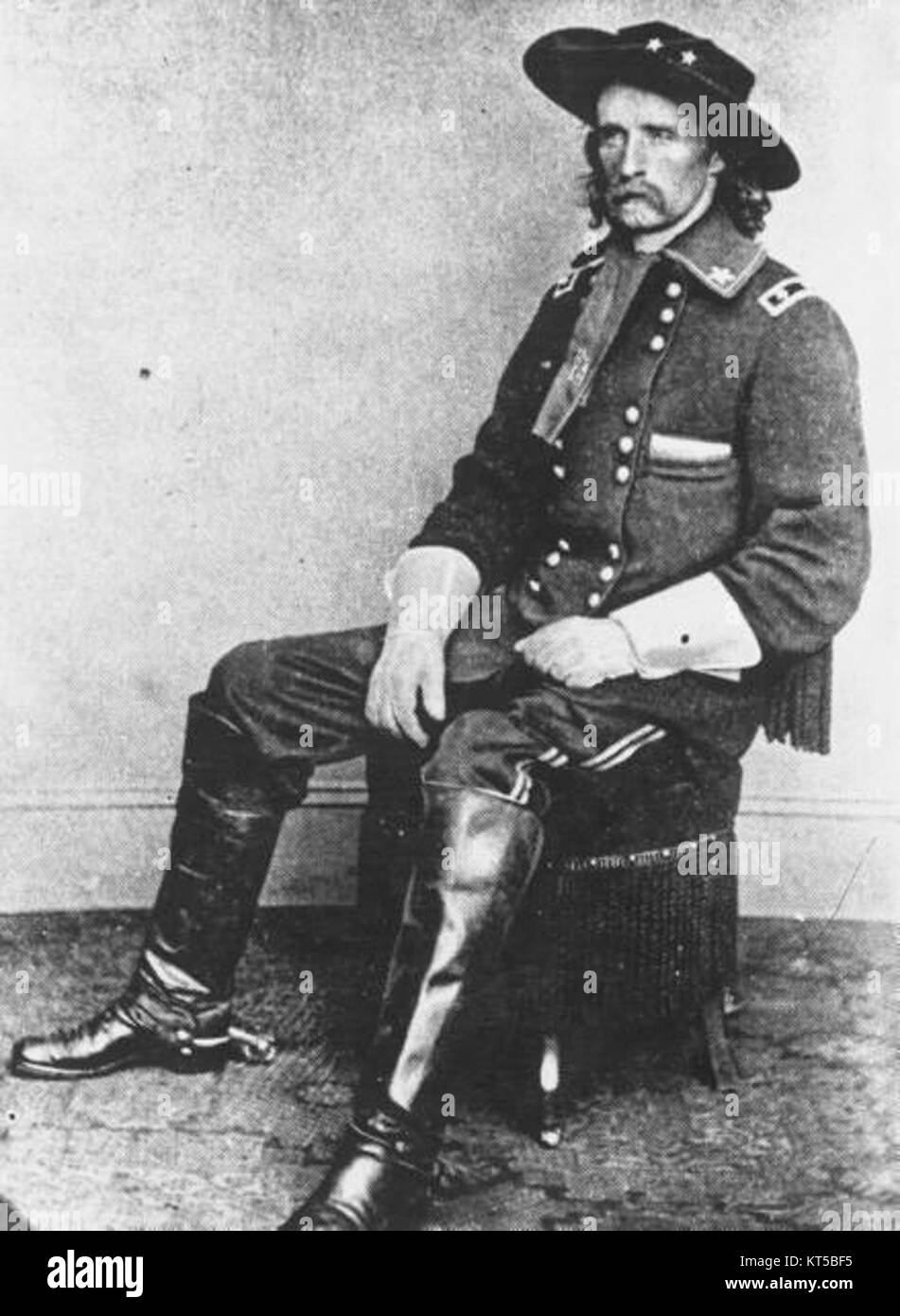 George a custer Black and White Stock Photos & Images - Alamy