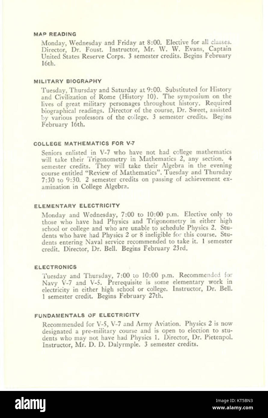 Pre-military courses at Washjeff University are programs designed to ...