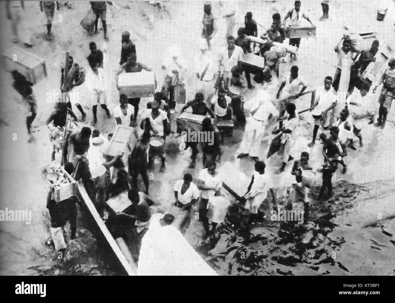 This image represents the preparations for a long journey in the ...