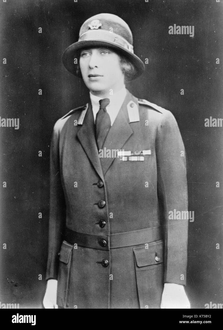 Princess Mary, a member of the British royal family, is depicted in ...