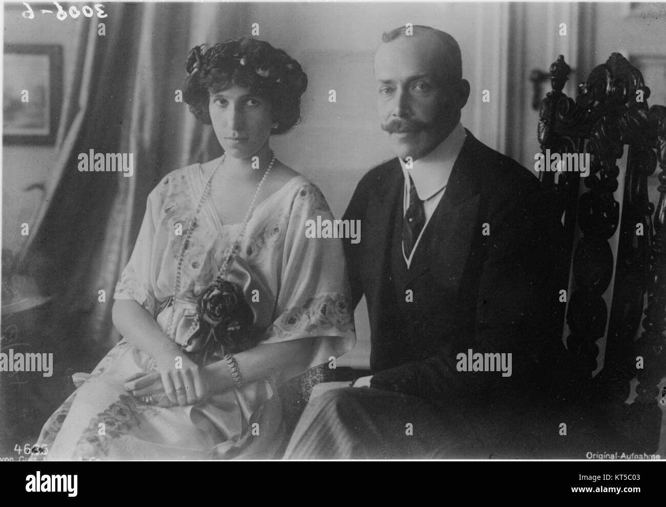 This photograph features the Prince and Princess of Albania, showcasing ...