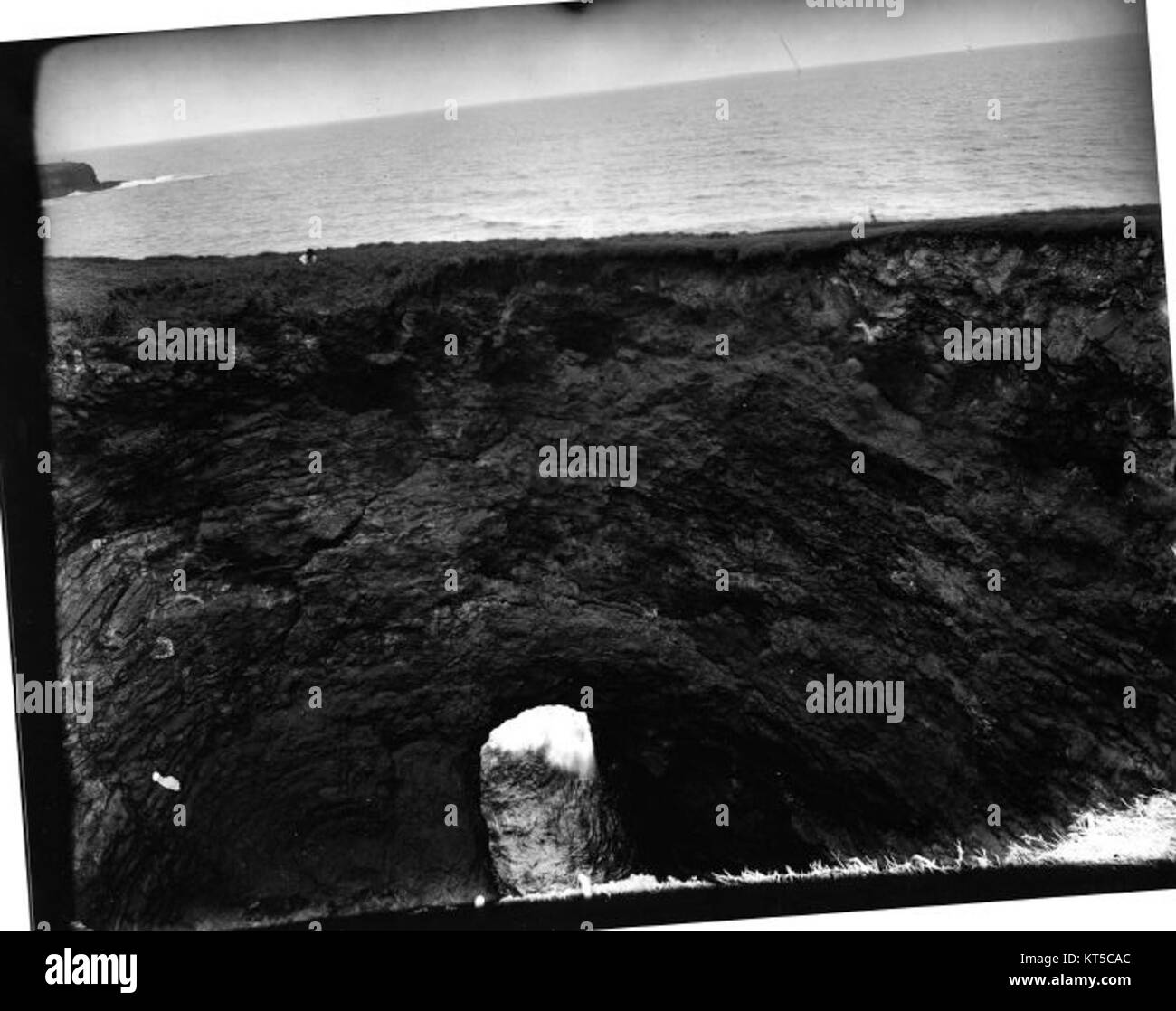 Puka Rock, a natural landmark, captured in a photograph by Brother ...