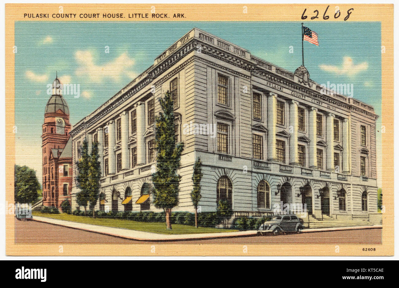 The Pulaski County Courthouse in Little Rock, Arkansas, is a historic ...