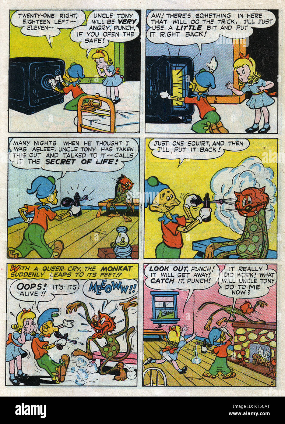 Page 0107 from 'Punch and Judy Comics Volume 1', a vintage comic book ...