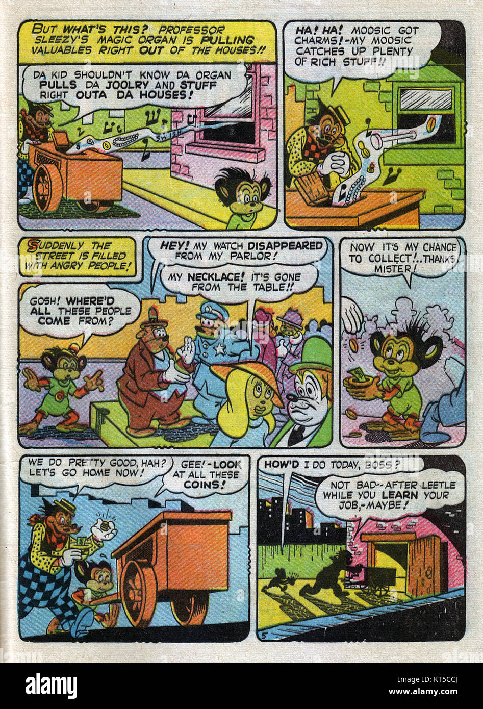 This comic image, from the *Punch and Judy Comics* series, showcases a ...