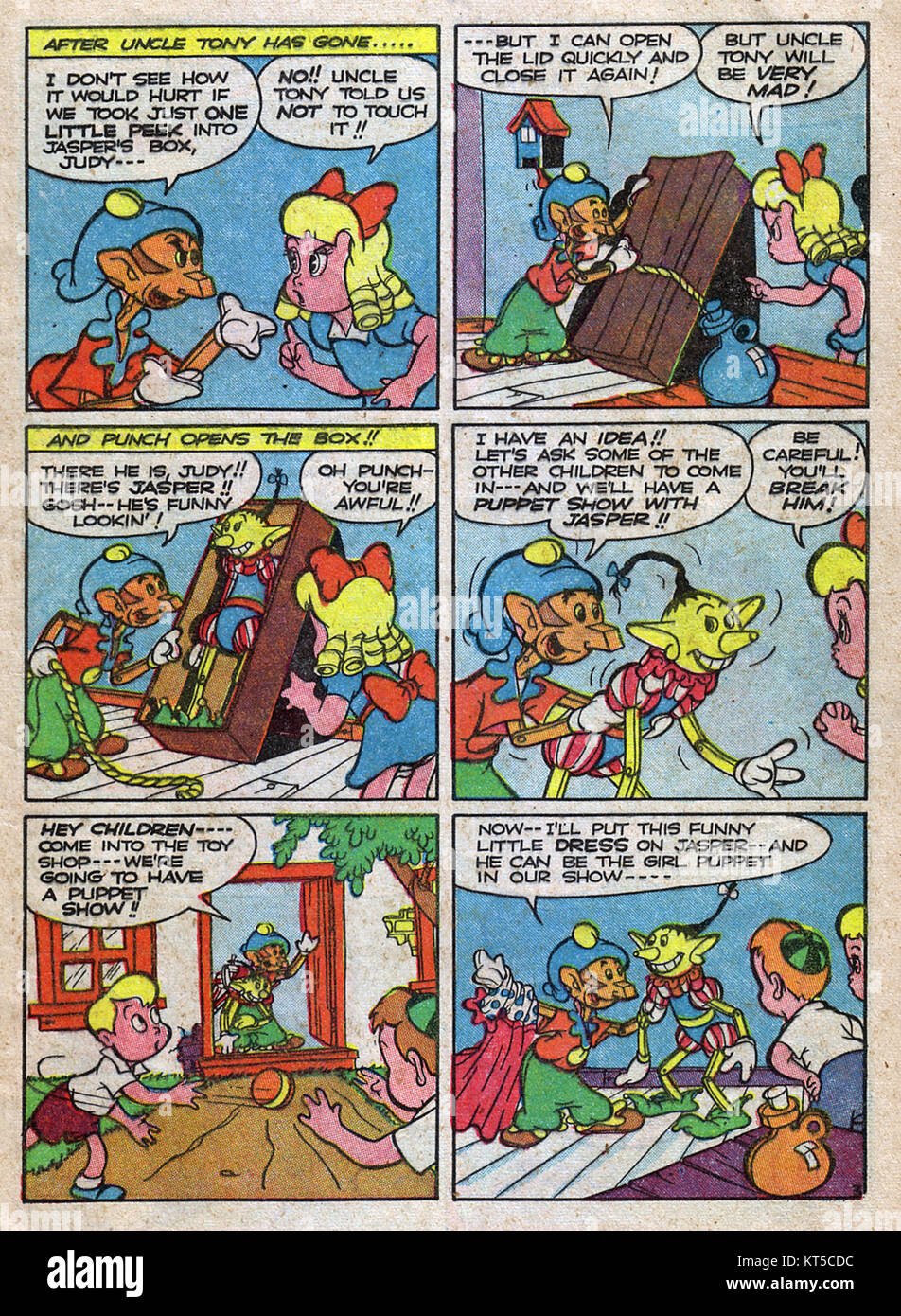 An image of a Punch and Judy performance, a traditional British puppet ...