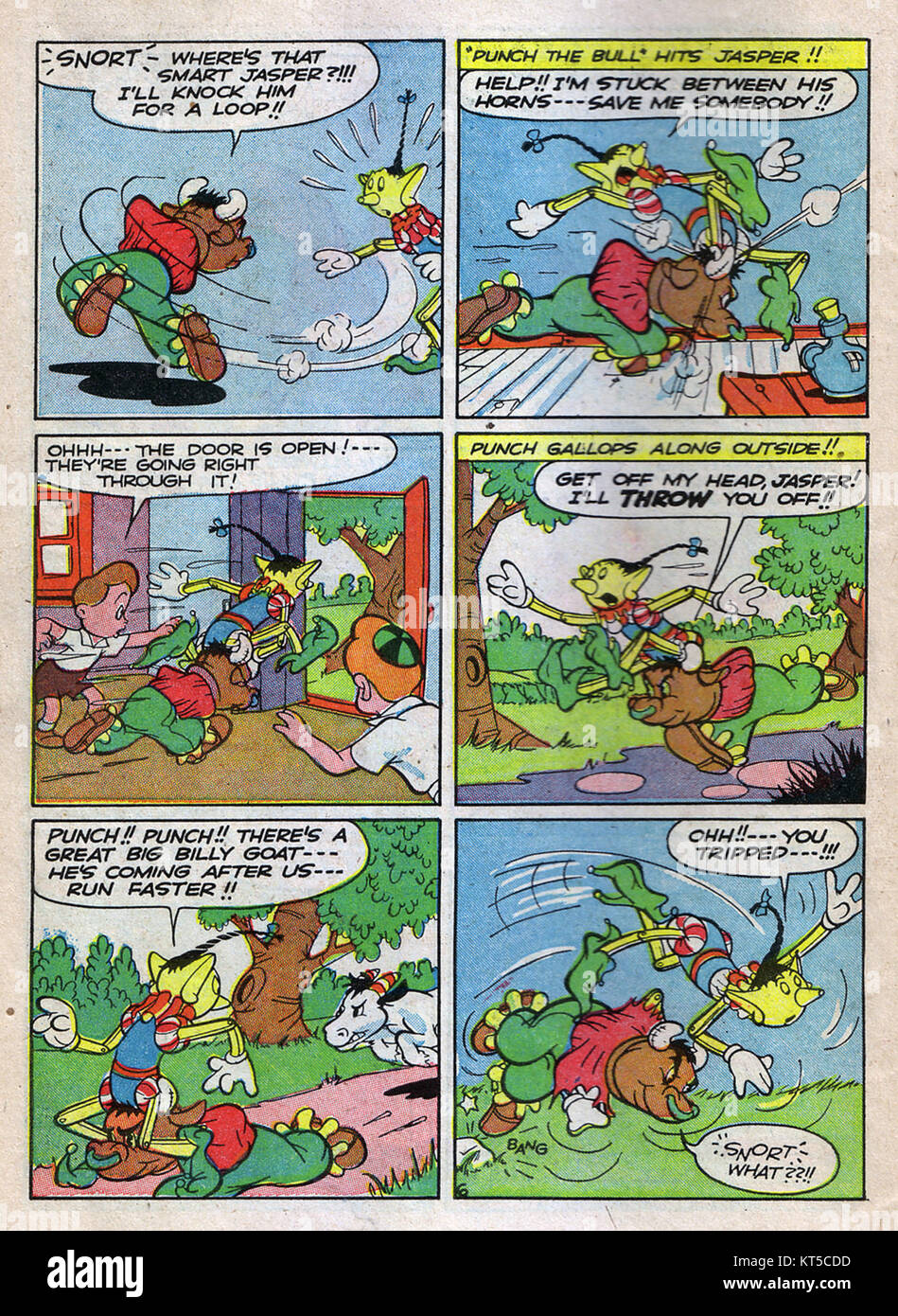 A scene from 'Punch and Judy' performed in the traditional British ...