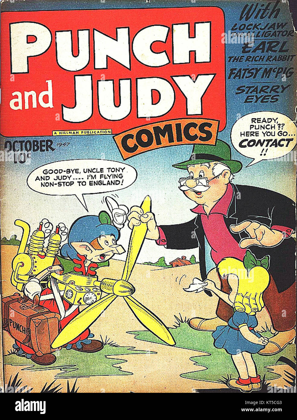 This image is part of a series featuring Punch and Judy, the ...