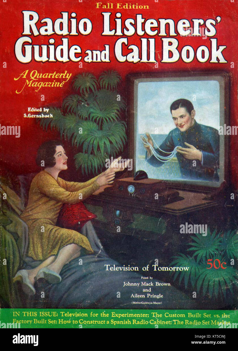 The cover of the 1928 Fall edition of the Radio Listeners Guide ...