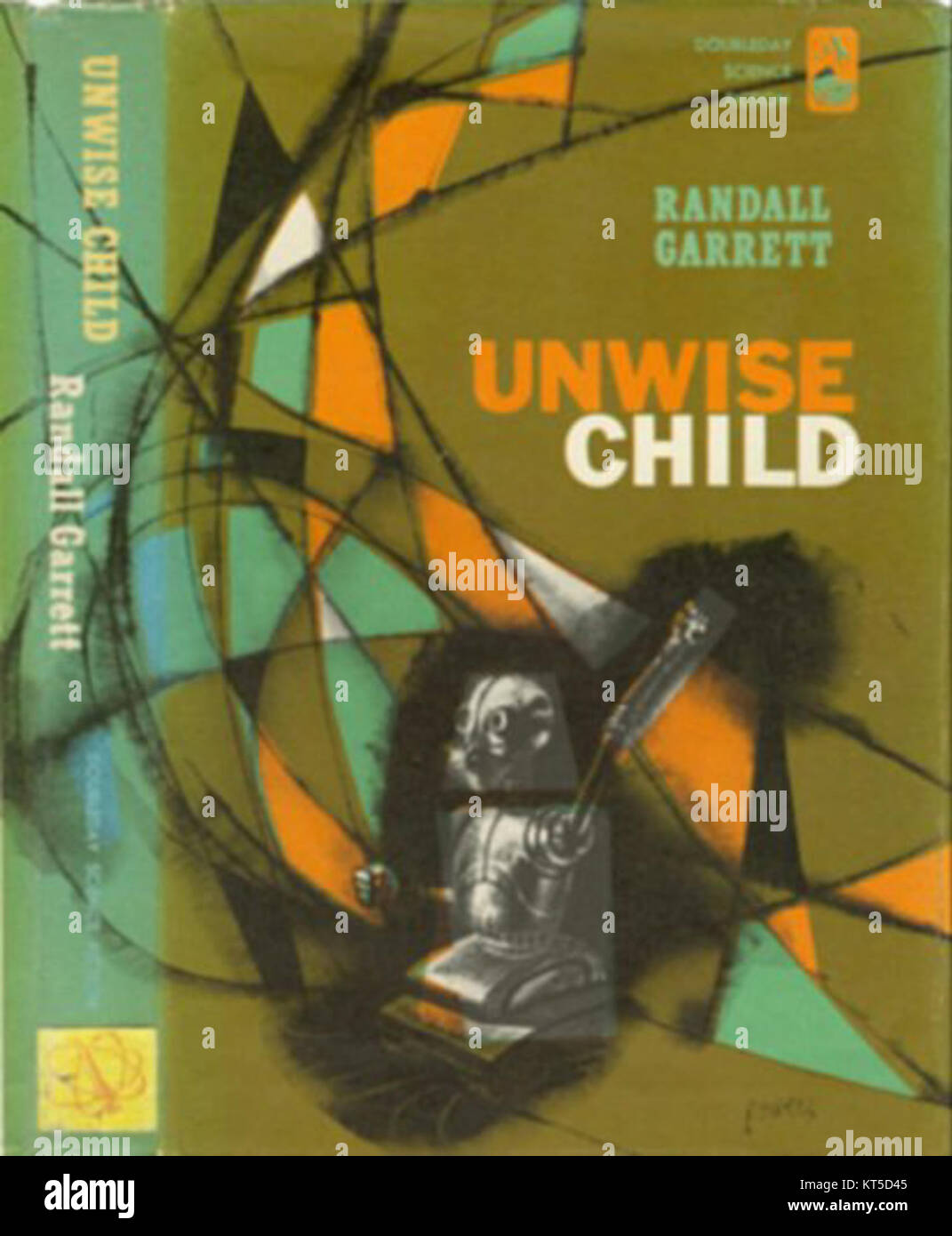 The book cover for *Unwise Child* by Randall Garrett features artwork ...