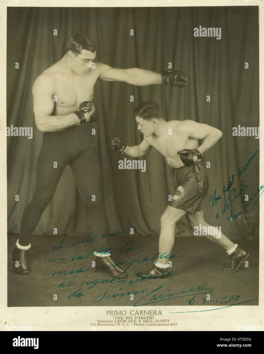 Primo Carnera High Resolution Stock Photography and Images - Alamy
