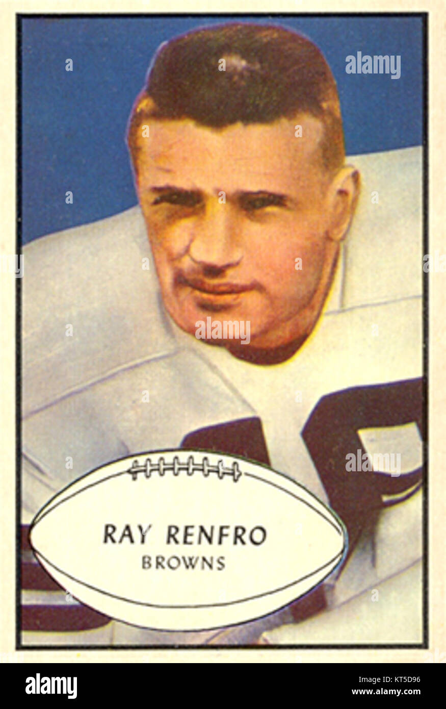Ray Renfro, a professional American football player, is featured on his ...