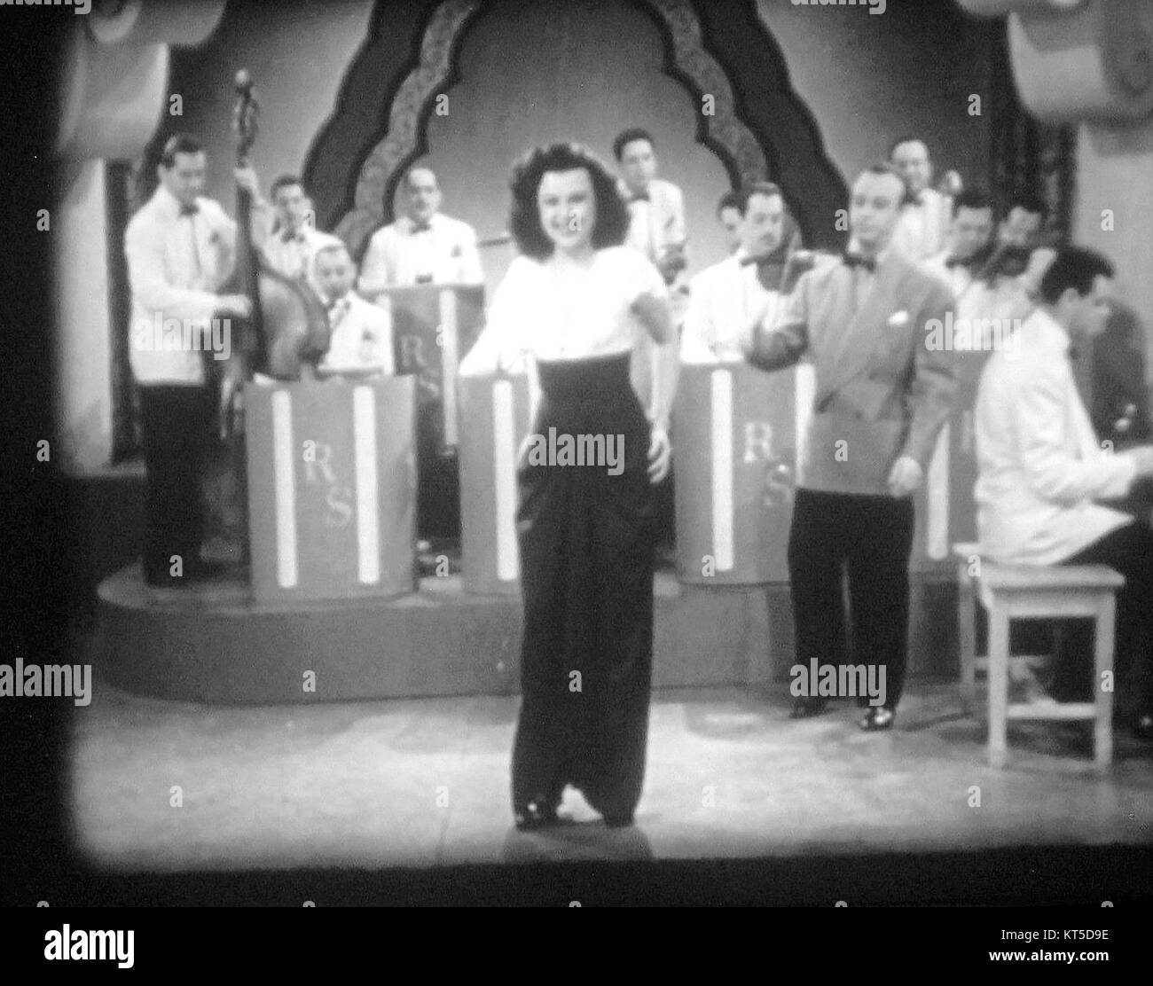 The Ray Sinatra orchestra, featuring Marion Colby, performed in 1944 ...