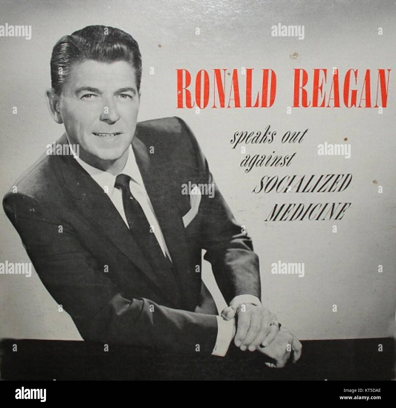 The cover art for Ronald Reaganâ€™s LP album, featuring imagery ...