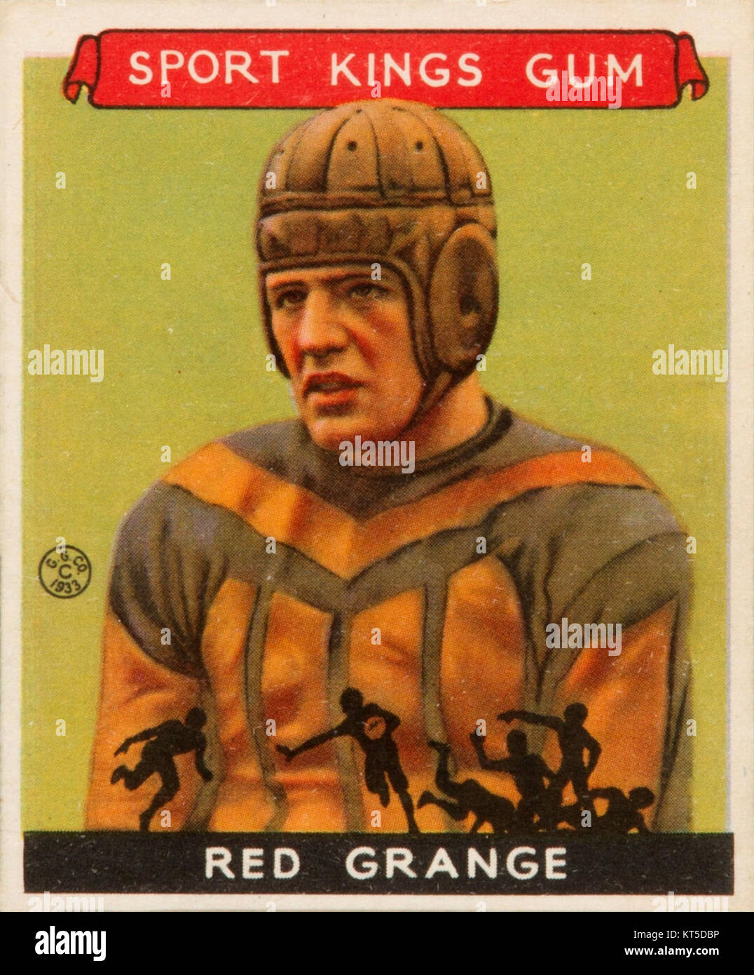 The Red Grange Goudey card is a vintage collectible from the 1930s ...