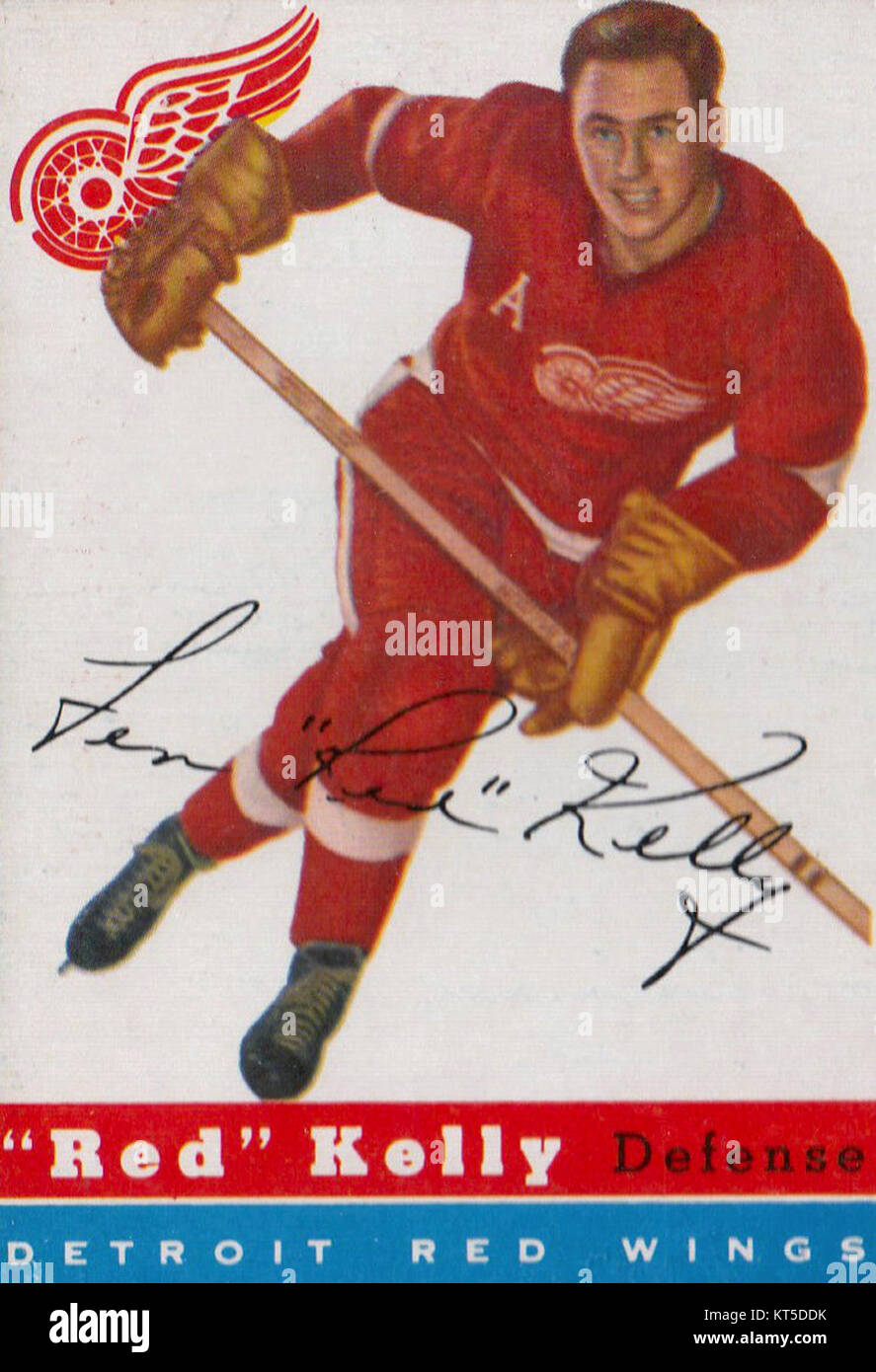 Red Kelly, an Australian ice hockey player, known for his career in the ...