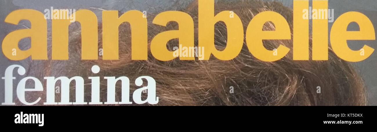 The image of the magazine Annabelle, a Swiss women's magazine, from ...
