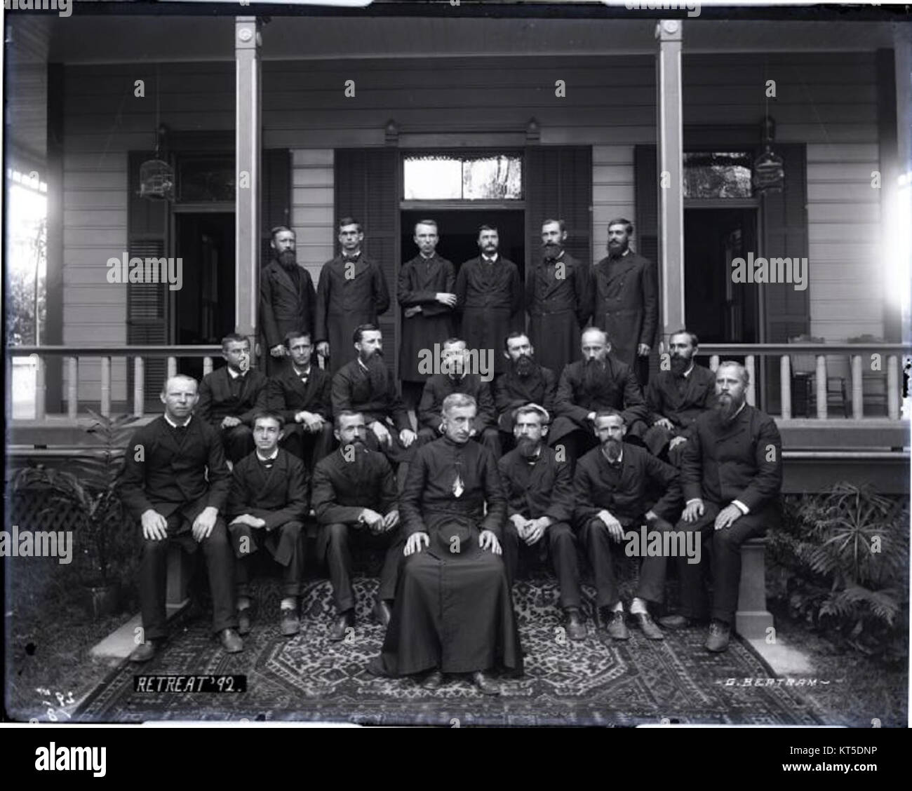 This photograph by Brother Bertram shows the Retreat at Saint Louis ...