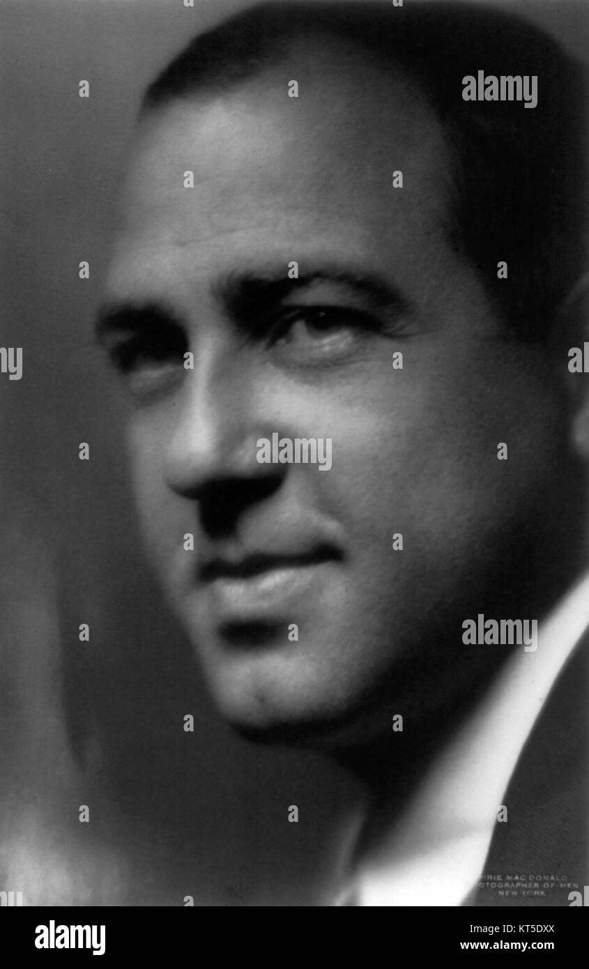 Richard Crooks, a renowned American tenor, captured in a mid-20th ...