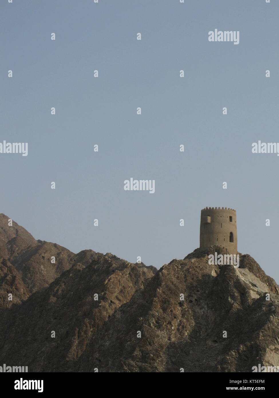 Mud forts, Muscat, Oman Stock Photo - Alamy