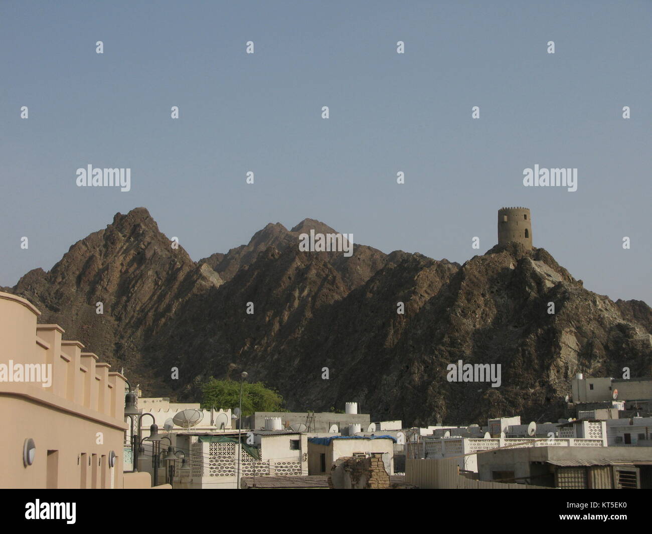 Mud forts, Muscat, Oman Stock Photo - Alamy