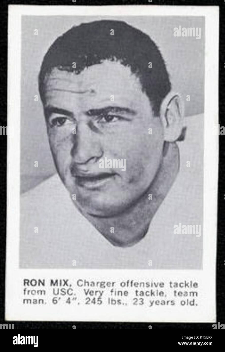 Ron Mix, a professional football player, is noted for his career in the ...