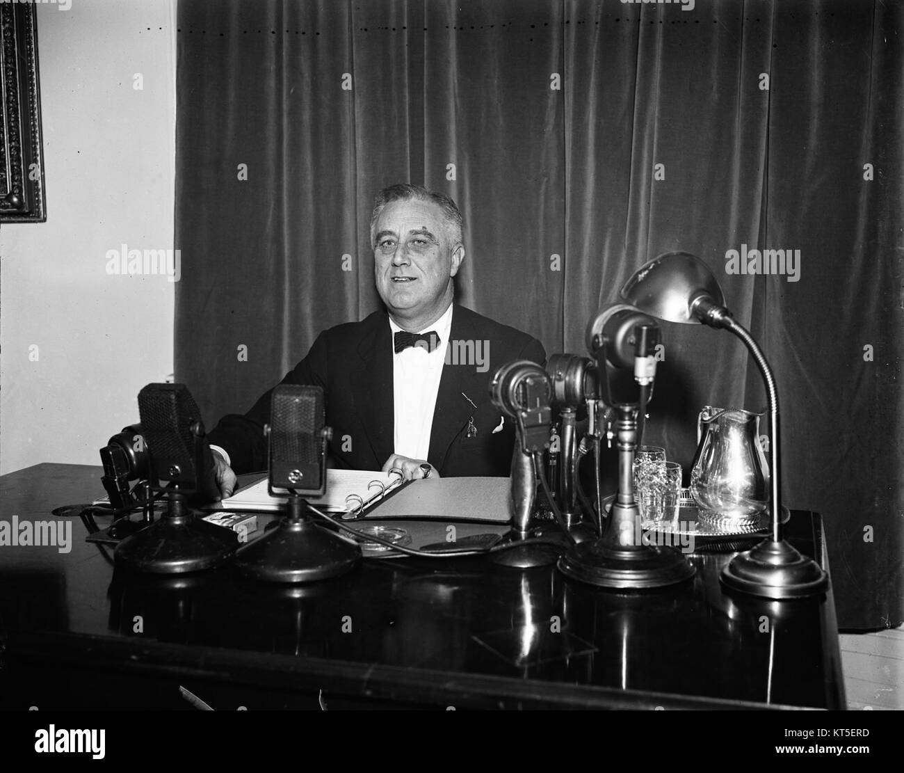 A cropped image from one of President Franklin D. Roosevelt's famous ...