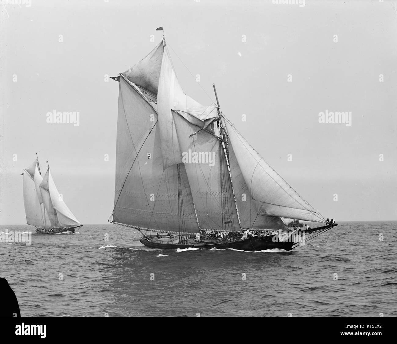 The Rose Dorothea, a yacht from 1907, famously broke its topmast during ...