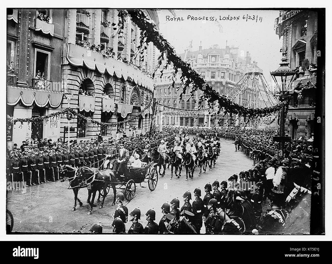 Royal Progress, 1911 Stock Photo - Alamy