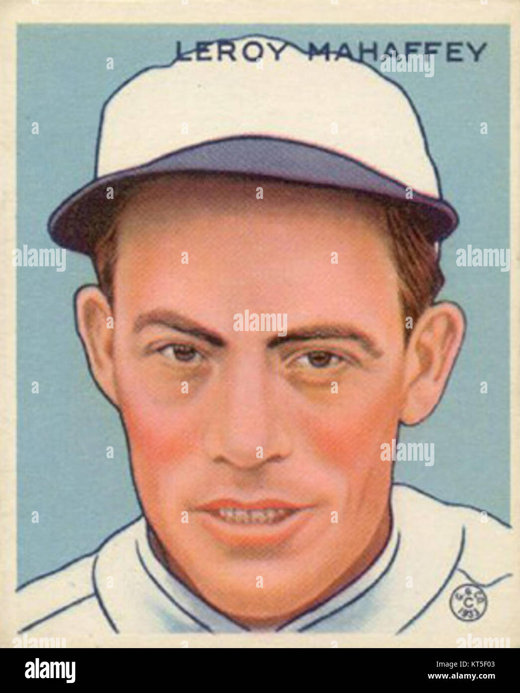 Roy Mahaffey was a professional baseball player. This Goudey card, a ...