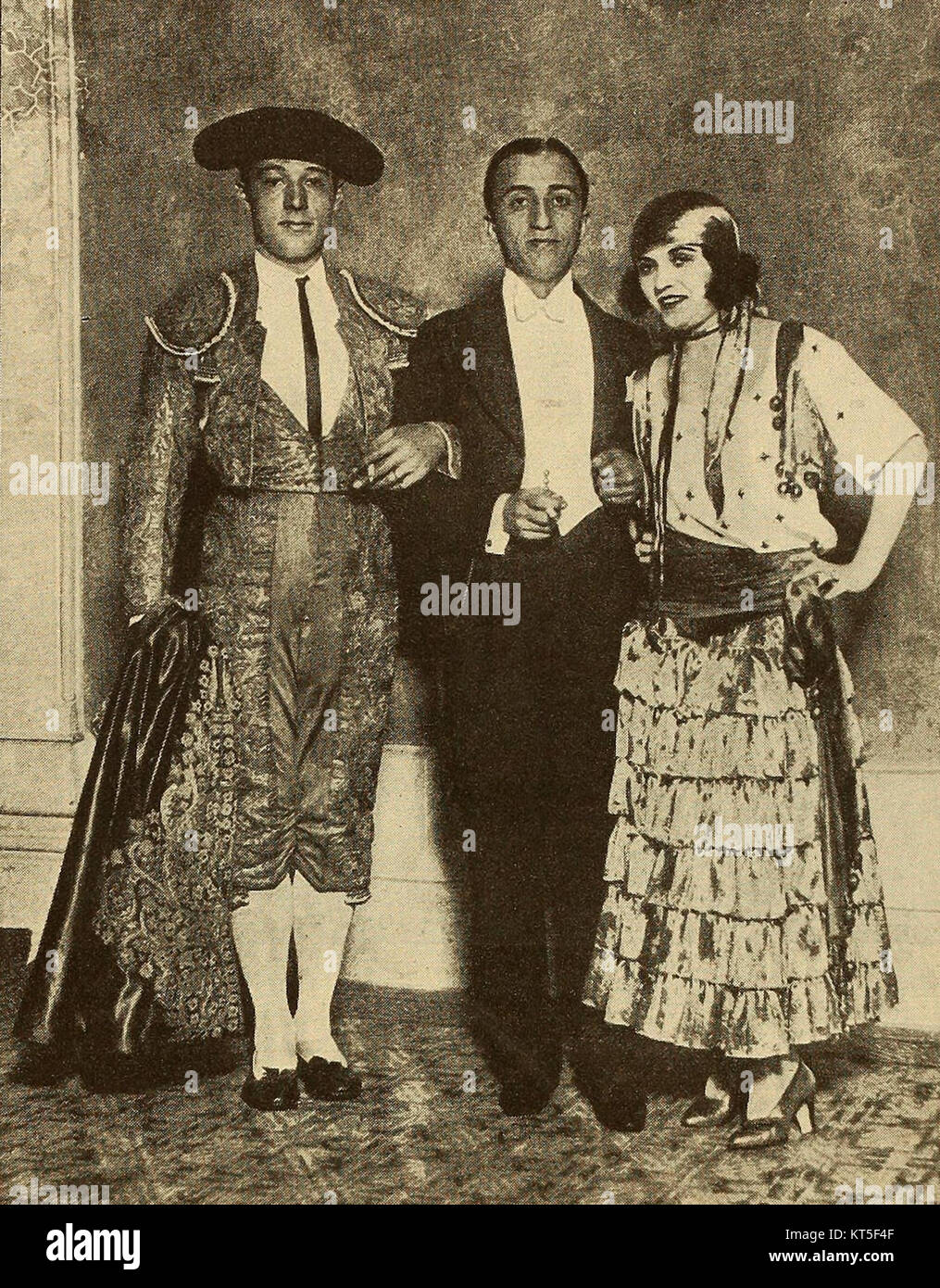 Rudolph Valentino, a legendary silent film actor, is seen here with his ...