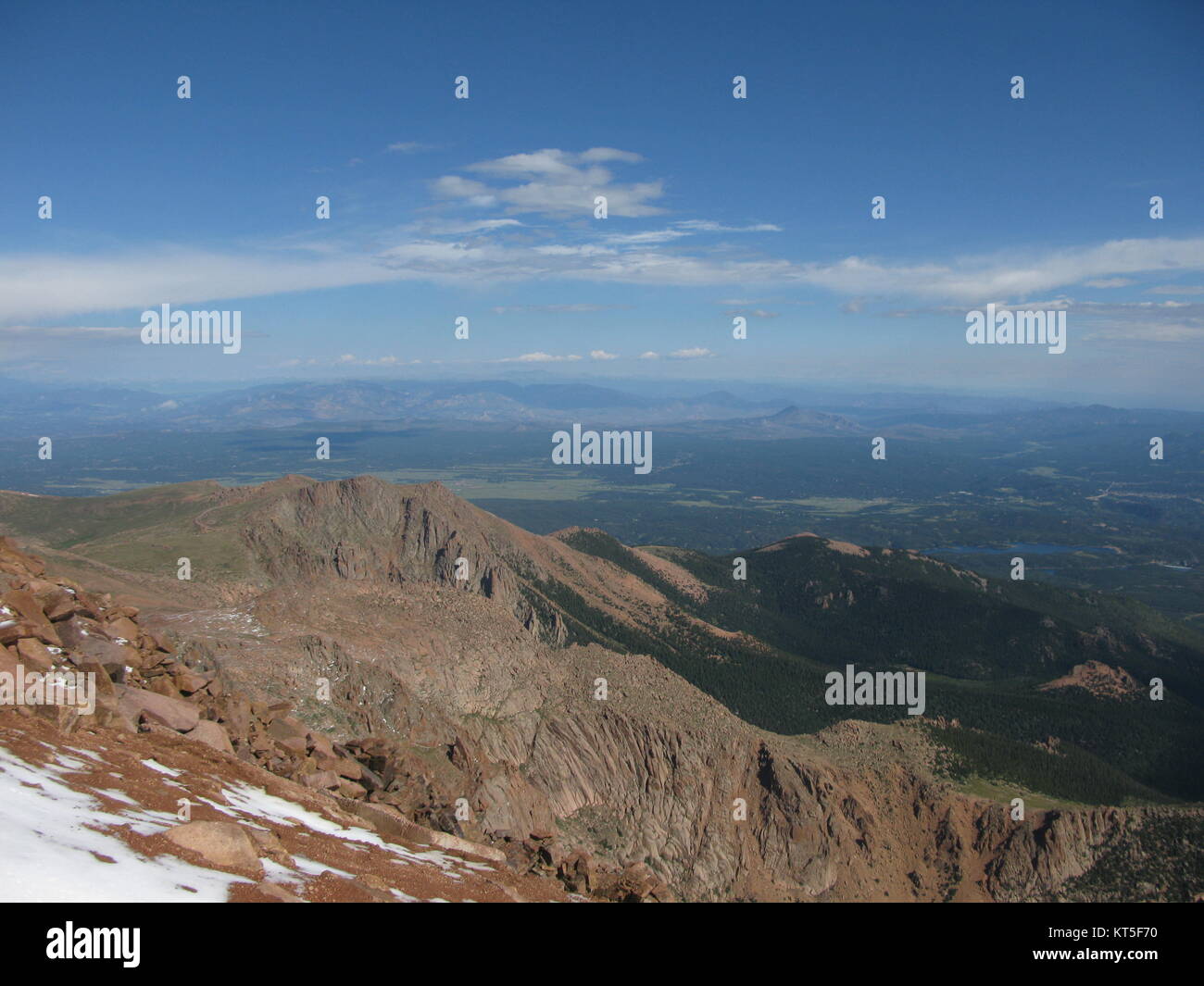 Summit, Pikes Peak, Colorado Stock Photo - Alamy