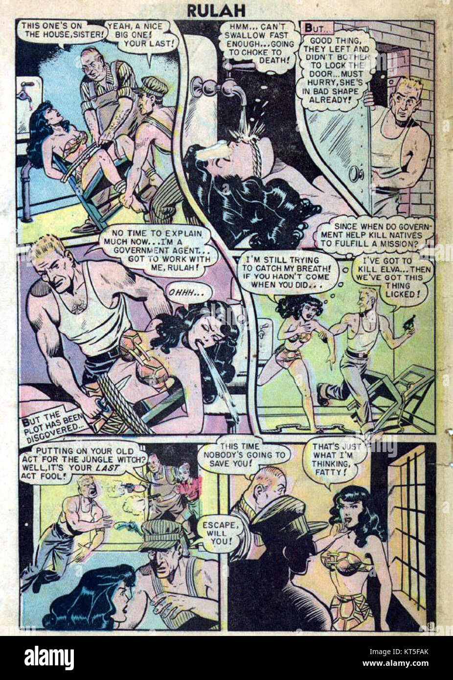 Rulah was a popular comic book character in the 1940s, known for her ...