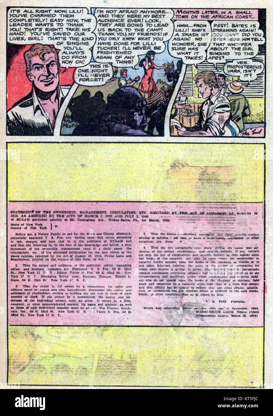Rulah is a character from a comic book series from the 1940s. She was a ...