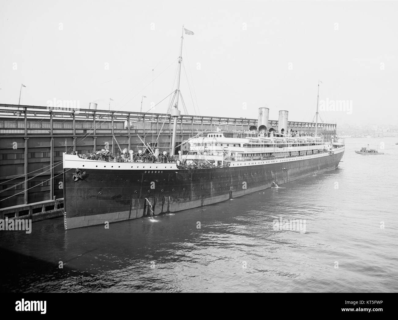 The S.S. Bremen was a German luxury ocean liner known for its speed and ...