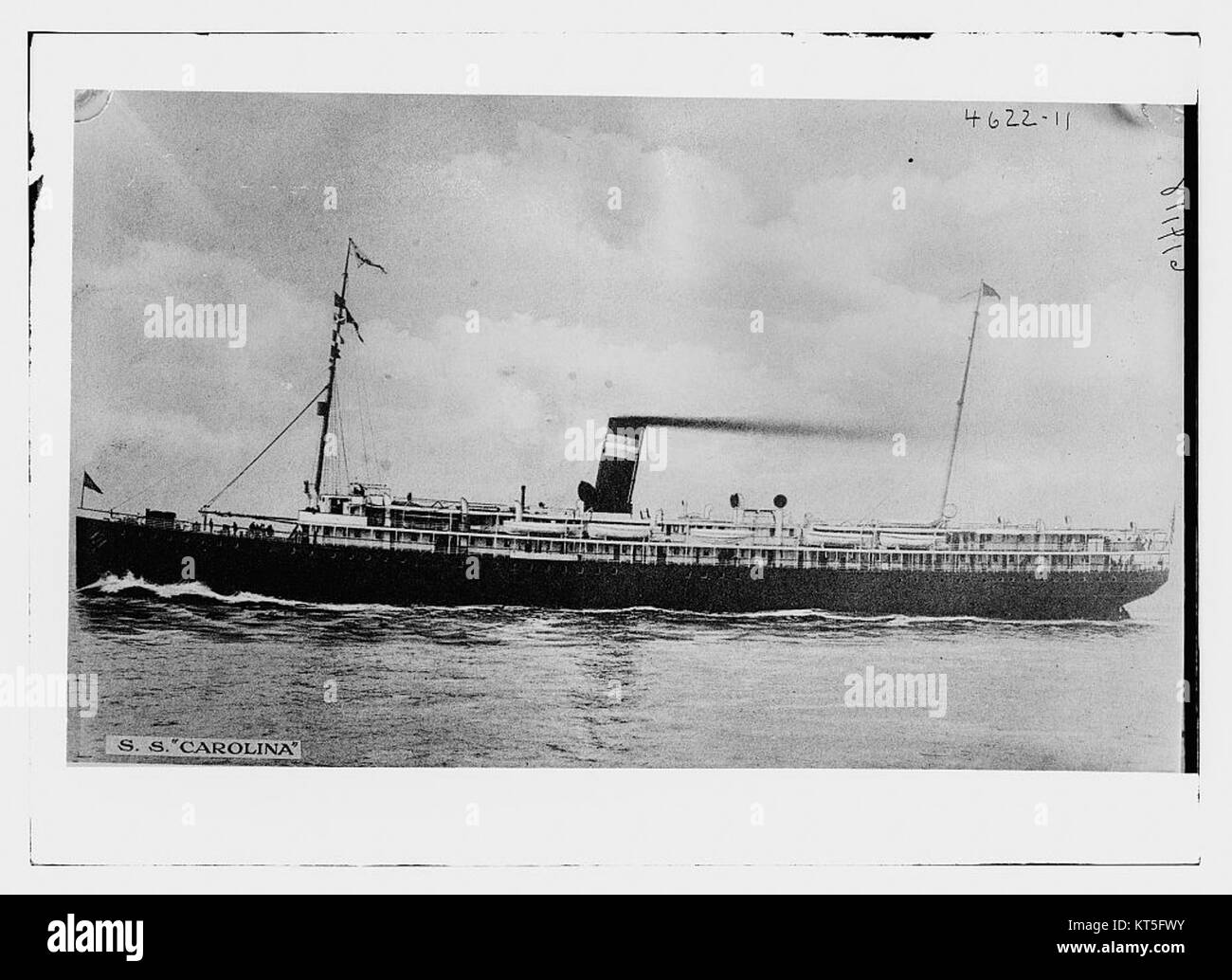 The S.S. Carolina was a ship identified by the number 27728458105. This ...