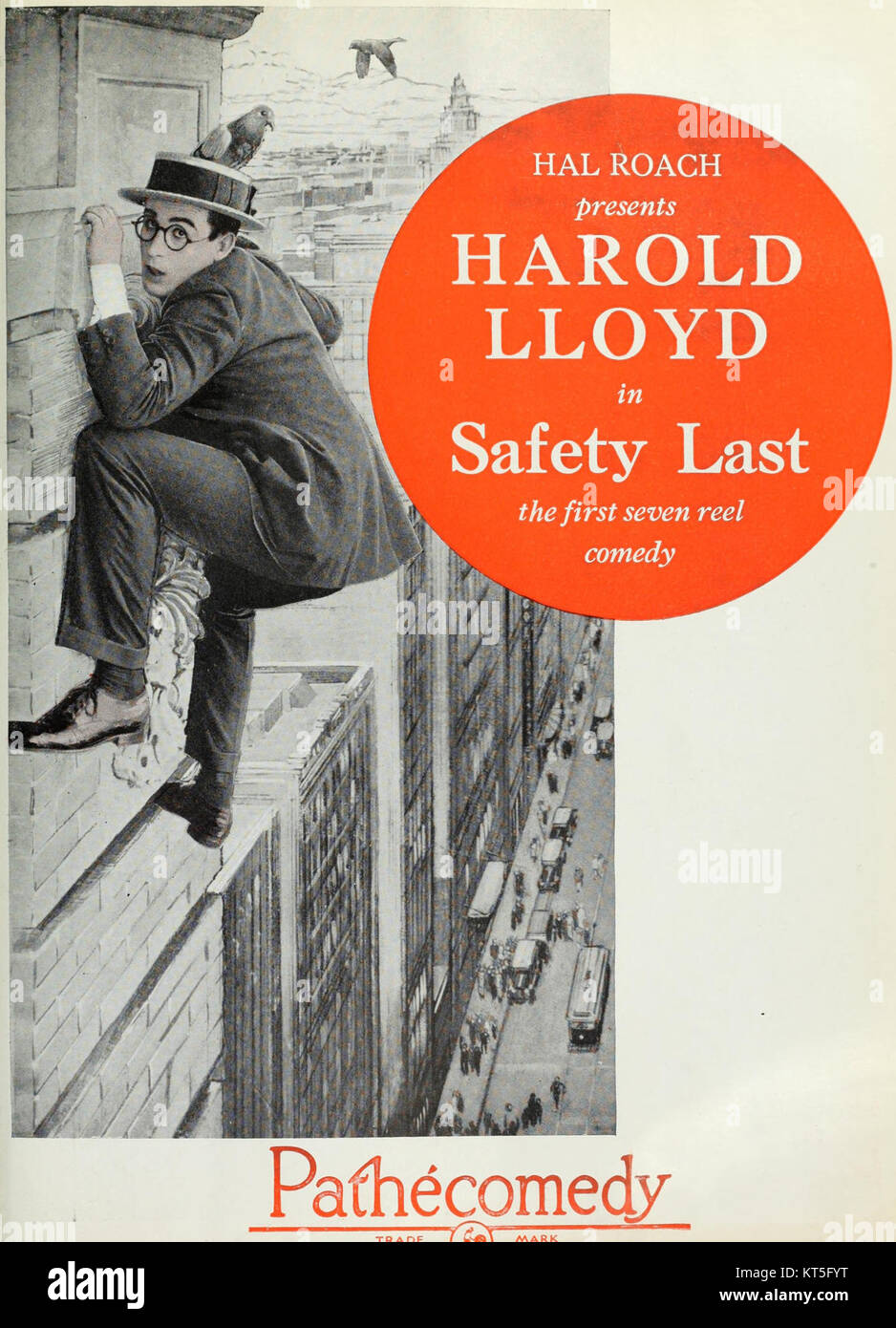 *Safety Last*, the silent film starring Harold Lloyd, is reviewed in ...