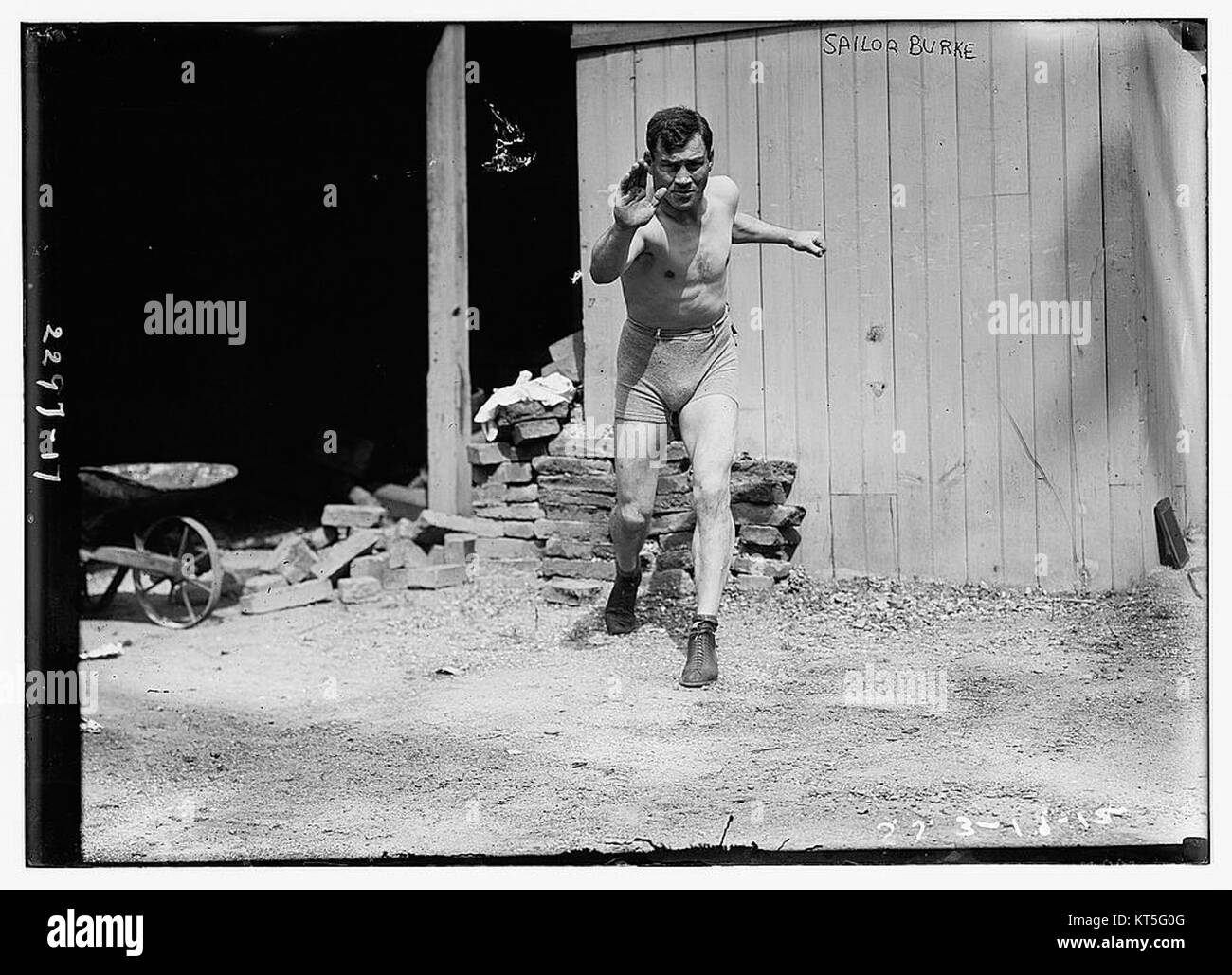 Sailor Burke, an influential figure in boxing, gained recognition for ...