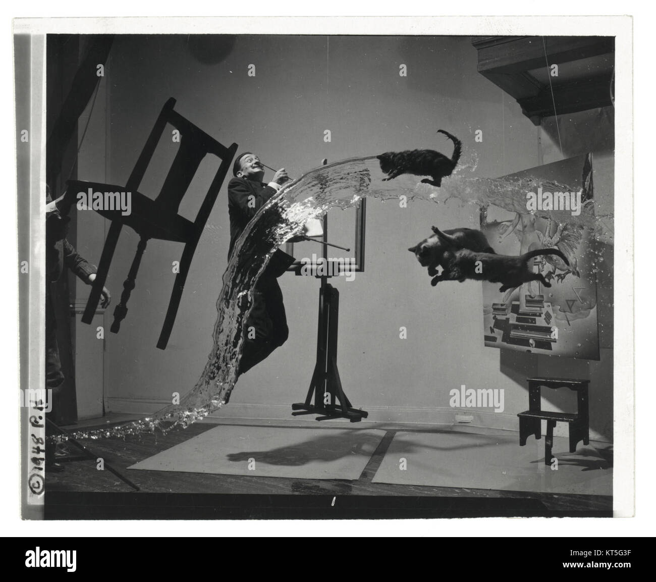 This is an original image from Salvador Dalí's famous 'Dali Atomicus ...