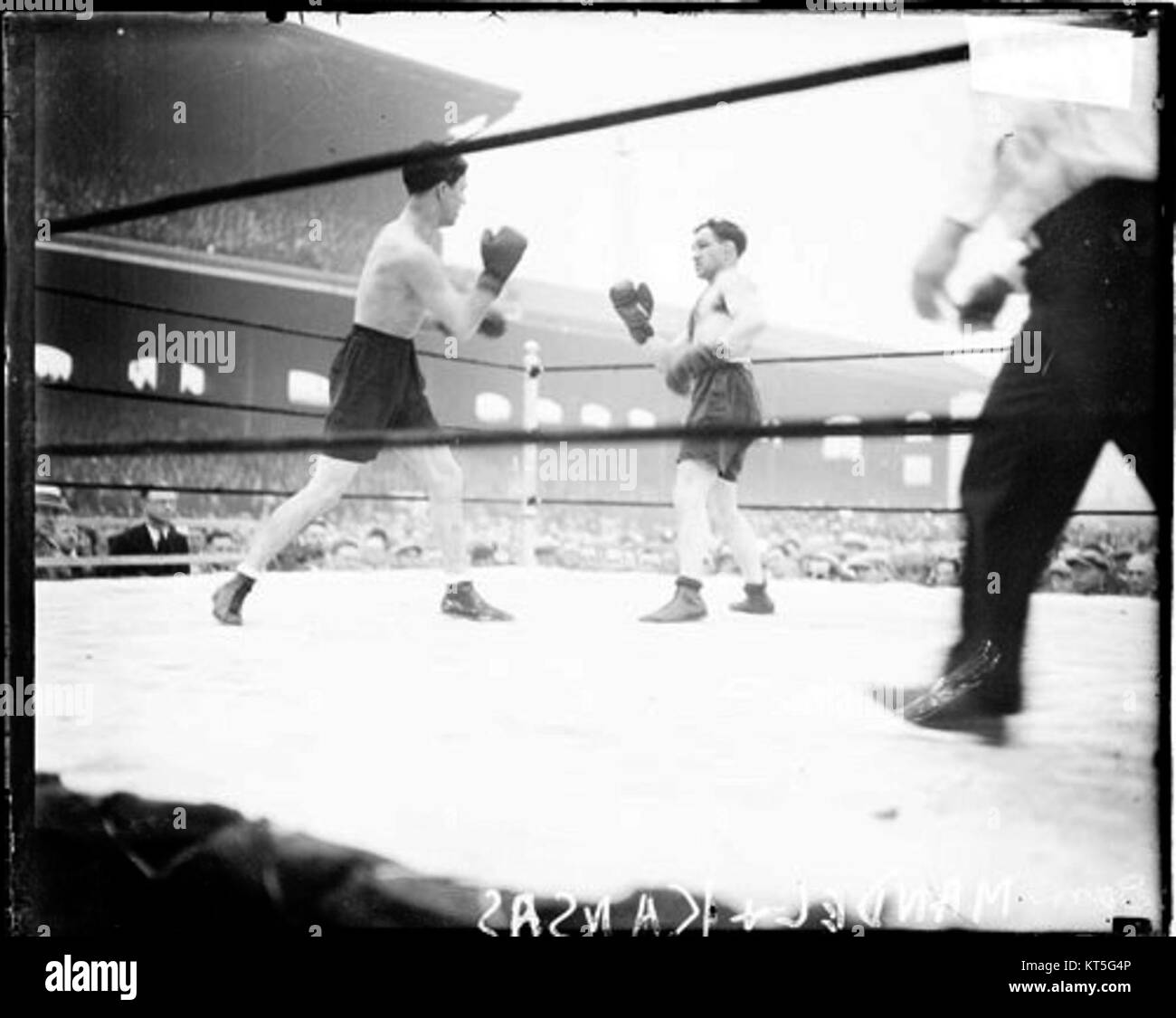 The boxing match between Sammy Mandell and Rocky Kansas was a notable ...