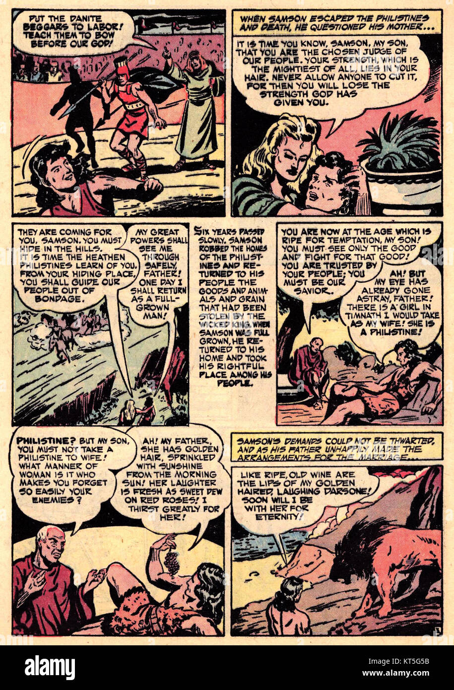 'Samson and Delilah' is a biblical story depicting the downfall of the ...