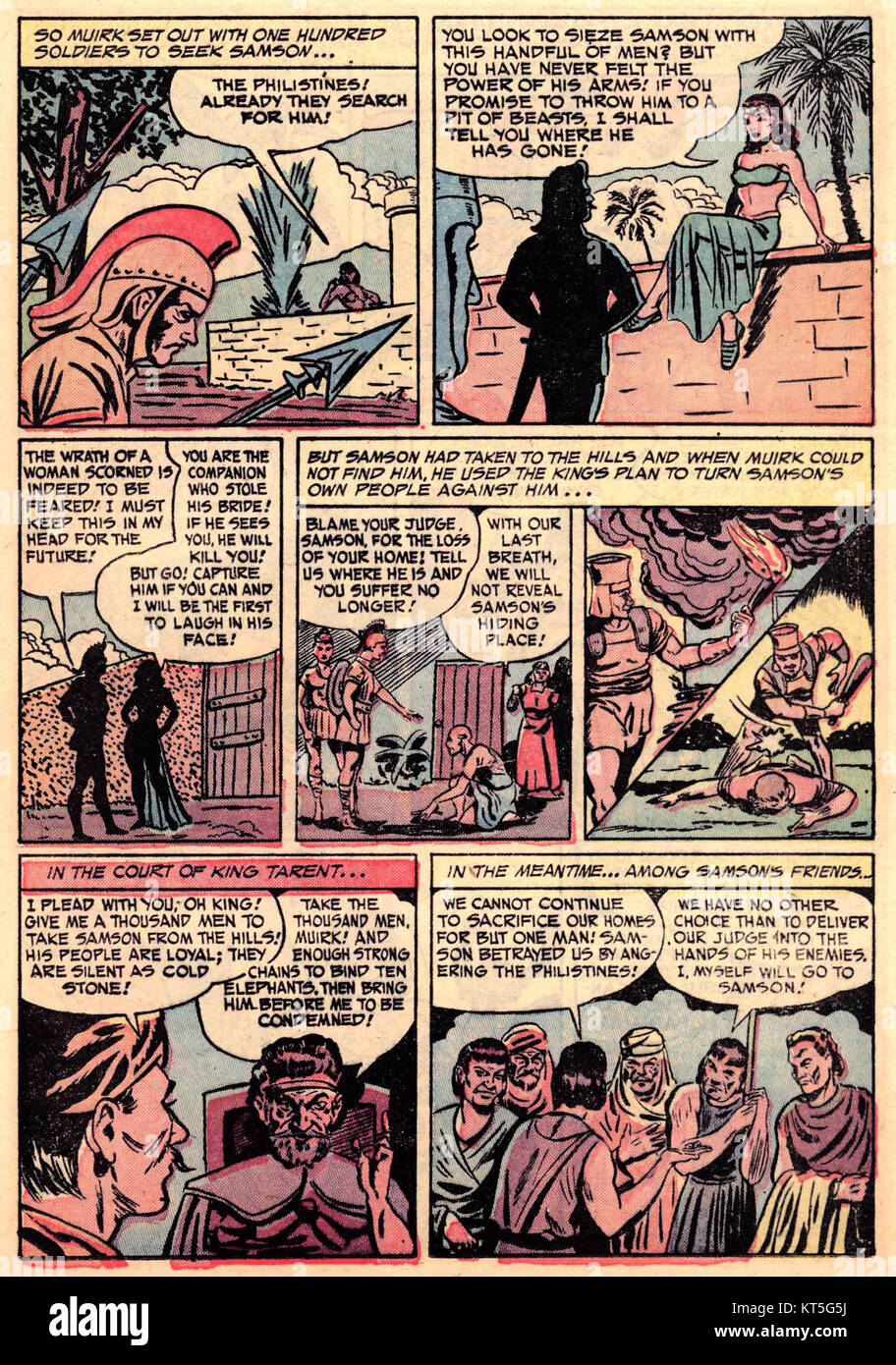 The painting 'Samson and Delilah' depicts the biblical story of Samson ...