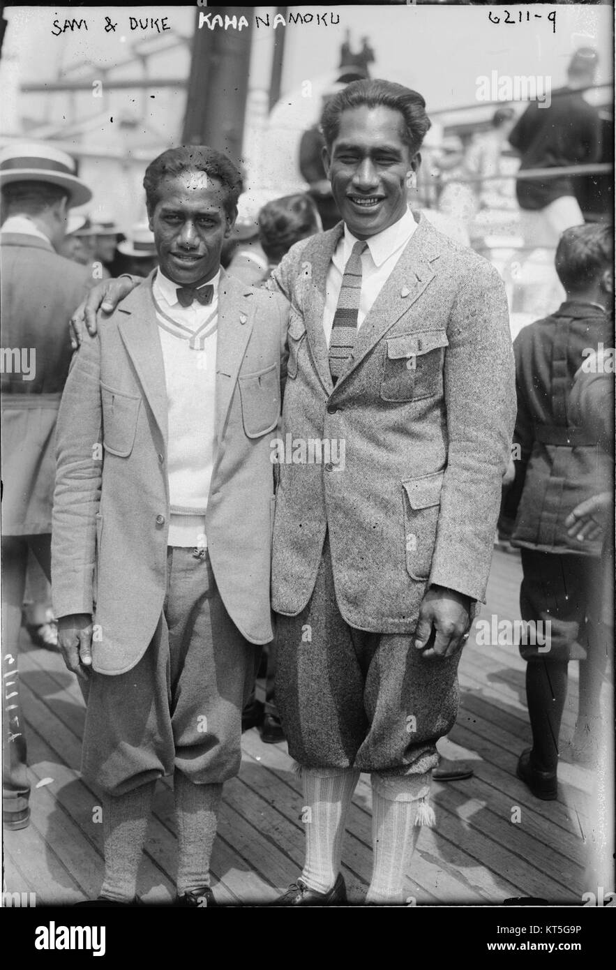 Sam & Duke Kahanamoku (37191 Stock Photo - Alamy