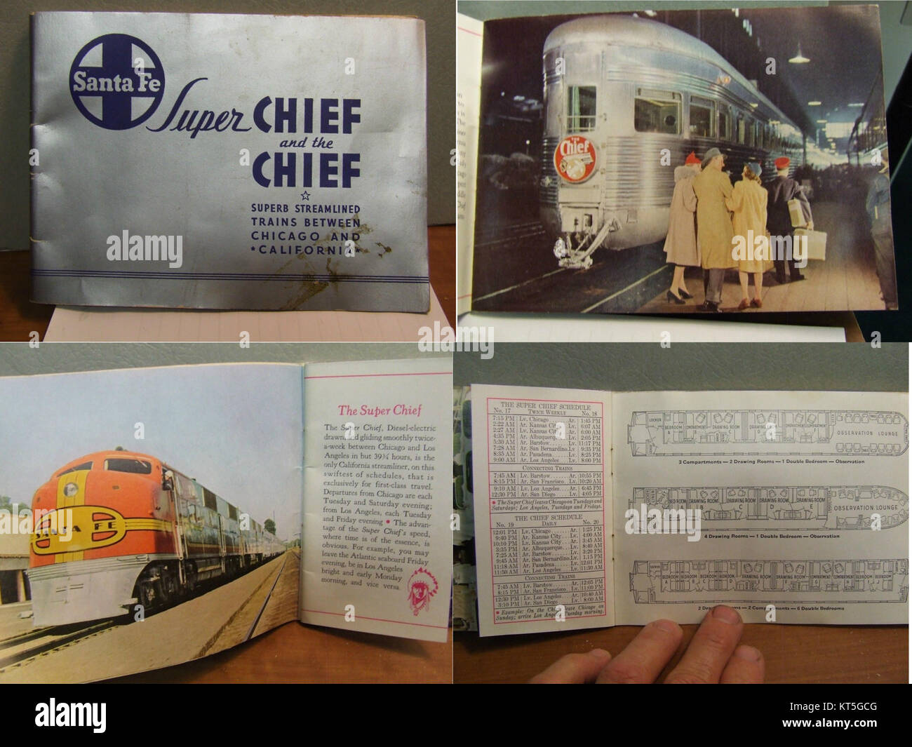 The Santa Fe Chief and Super Chief were famous passenger trains ...