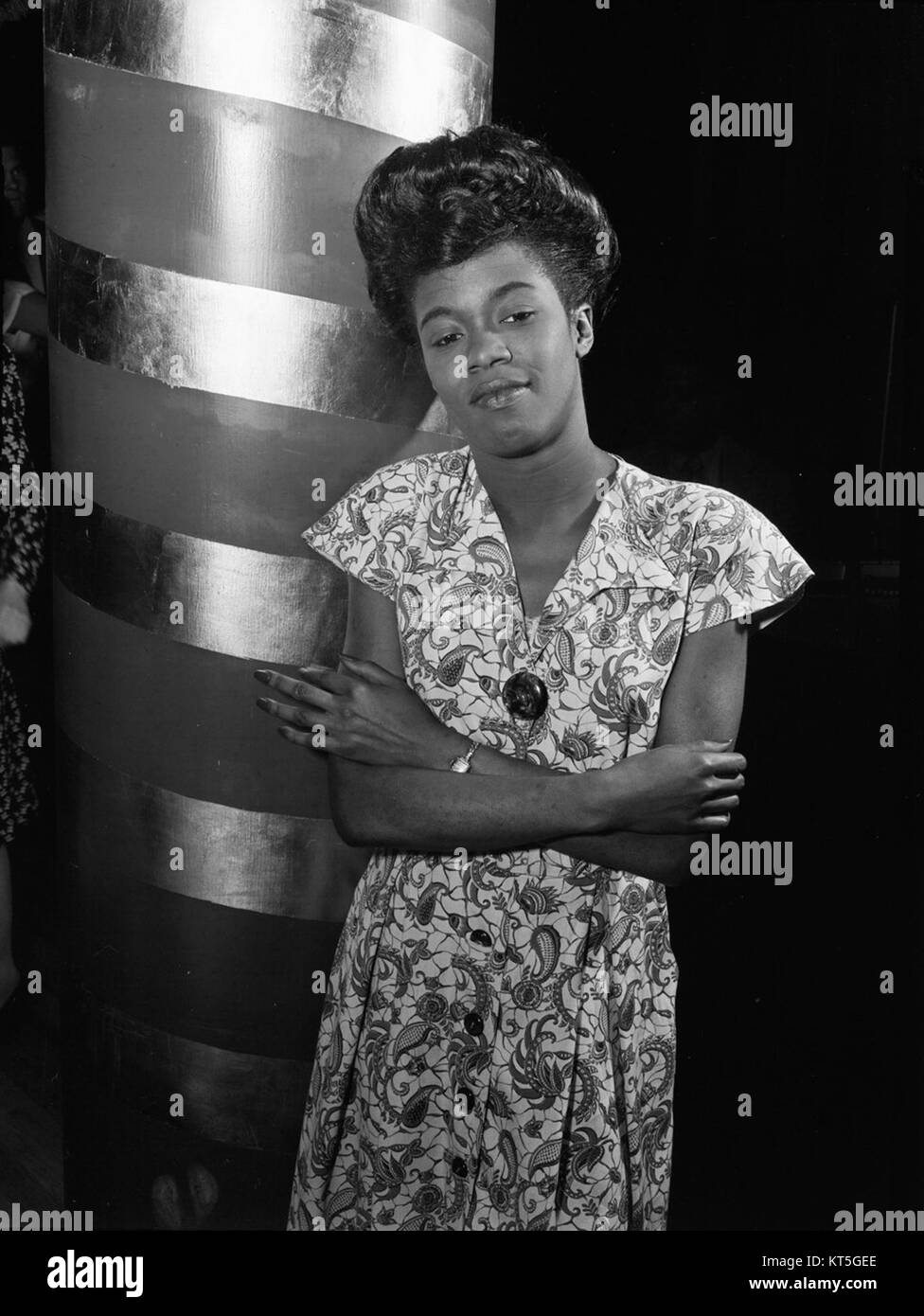 This photograph from 1946 shows Sarah Vaughan performing at Cafe ...