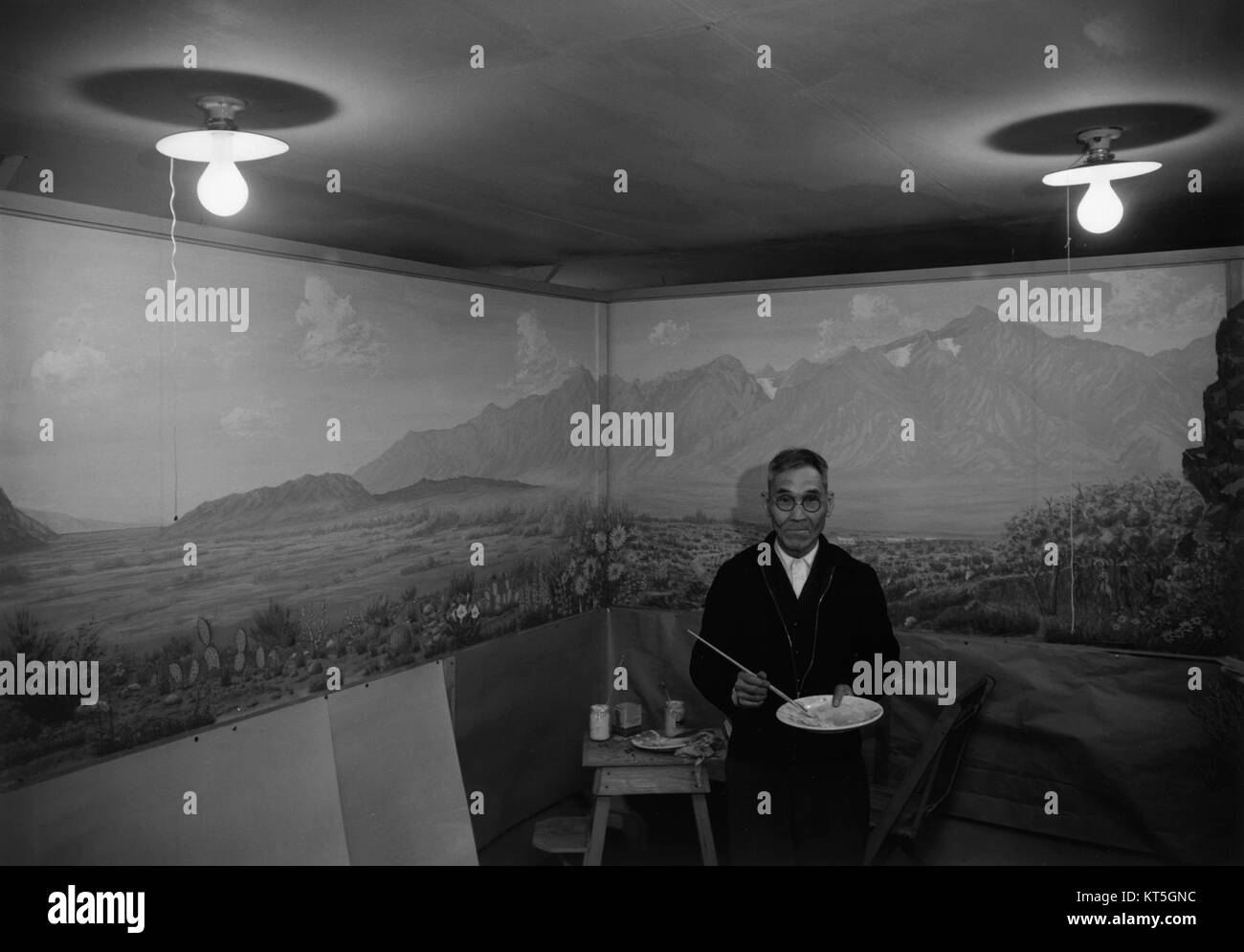 Ansel Adams' photograph of Manzanar, part of his documentary series on ...