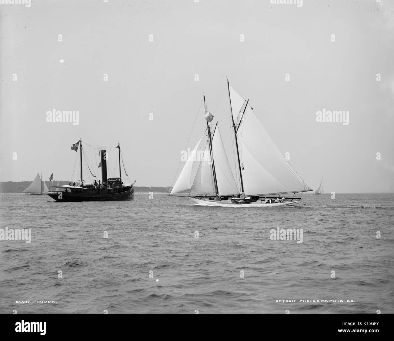 The Schooner Indra is a type of sailing vessel, typically associated ...