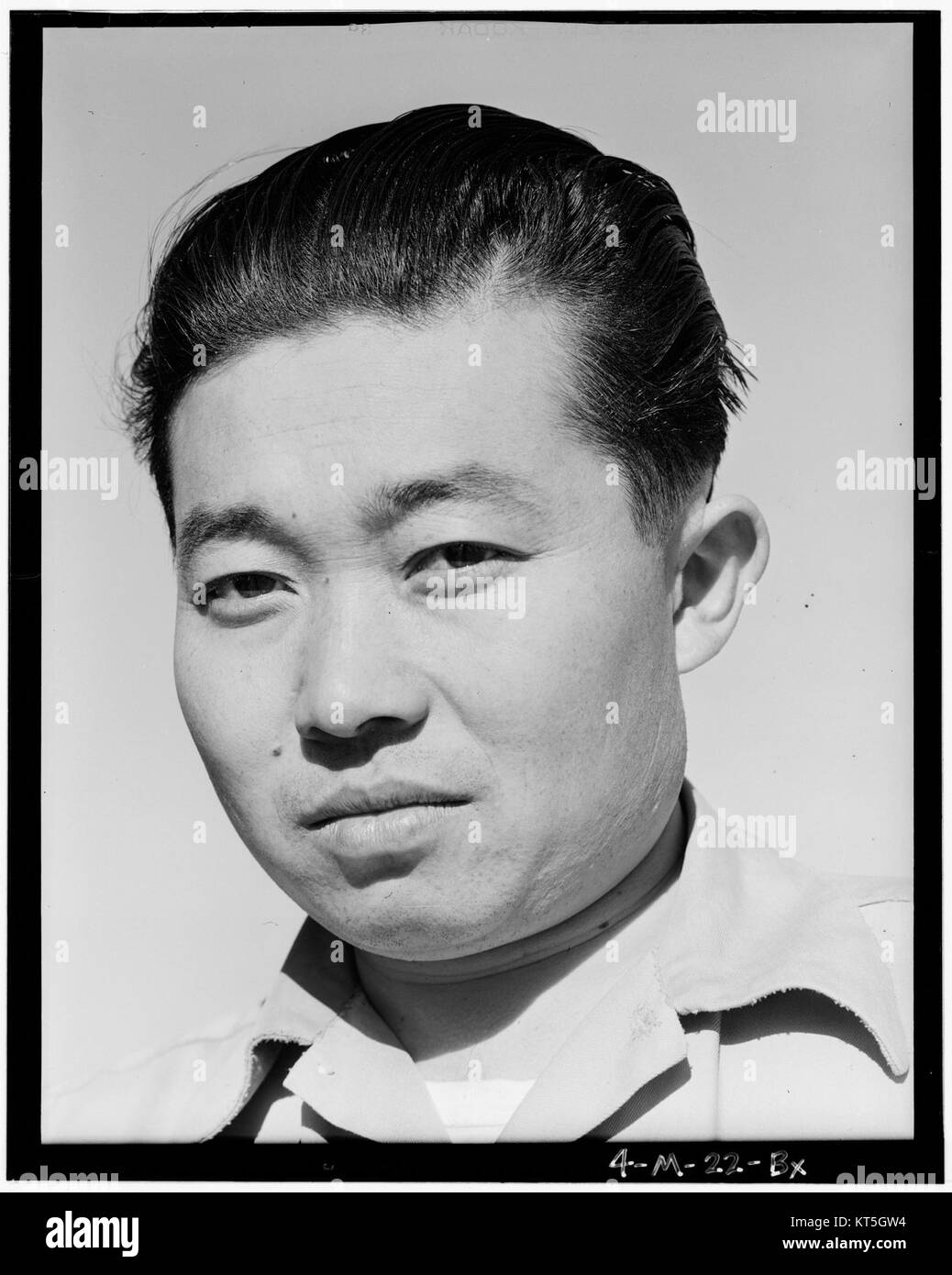 This iconic portrait by Ansel Adams features Benji Iguchi, a tractor ...